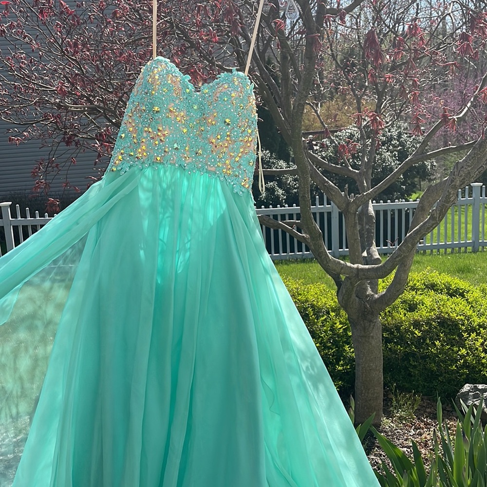Aqua Prom Dress - Gem